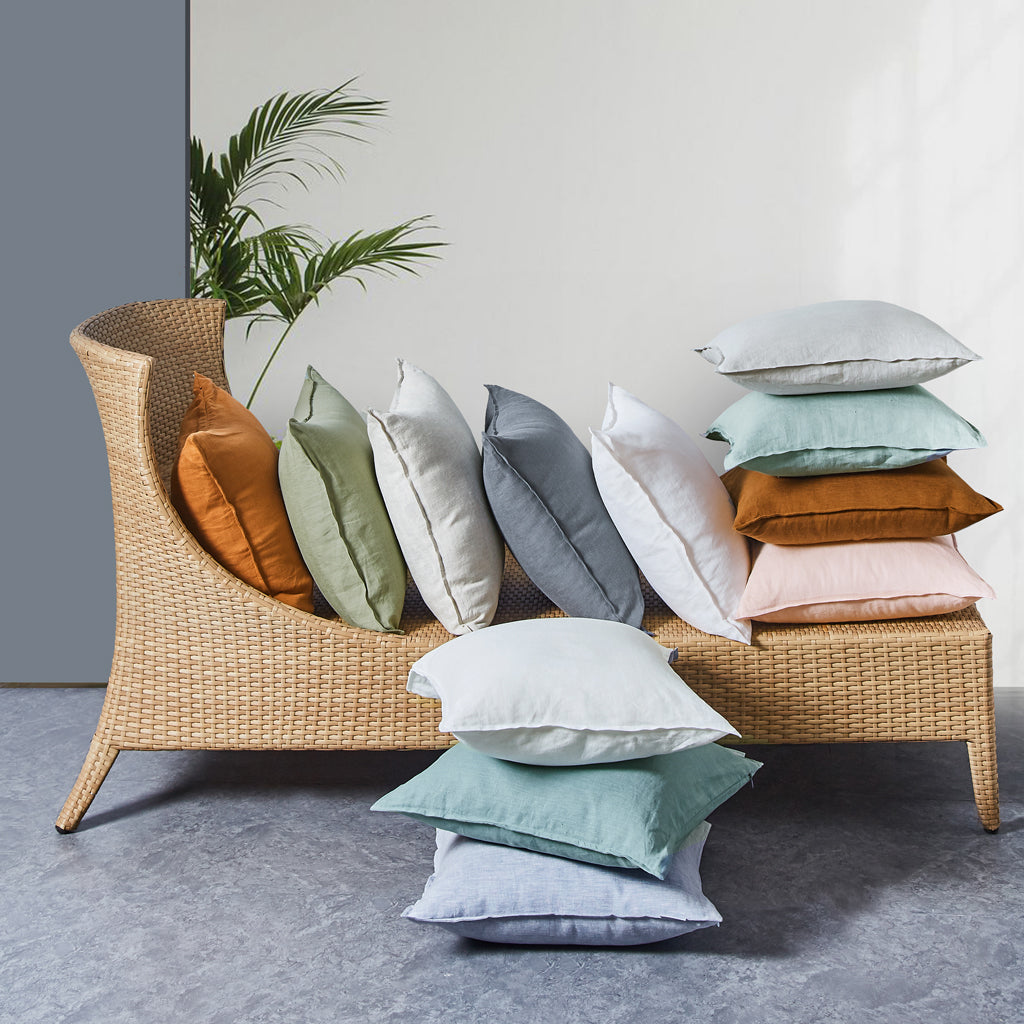 French Linen Cushions – Dreamland Sleep Shop Inc